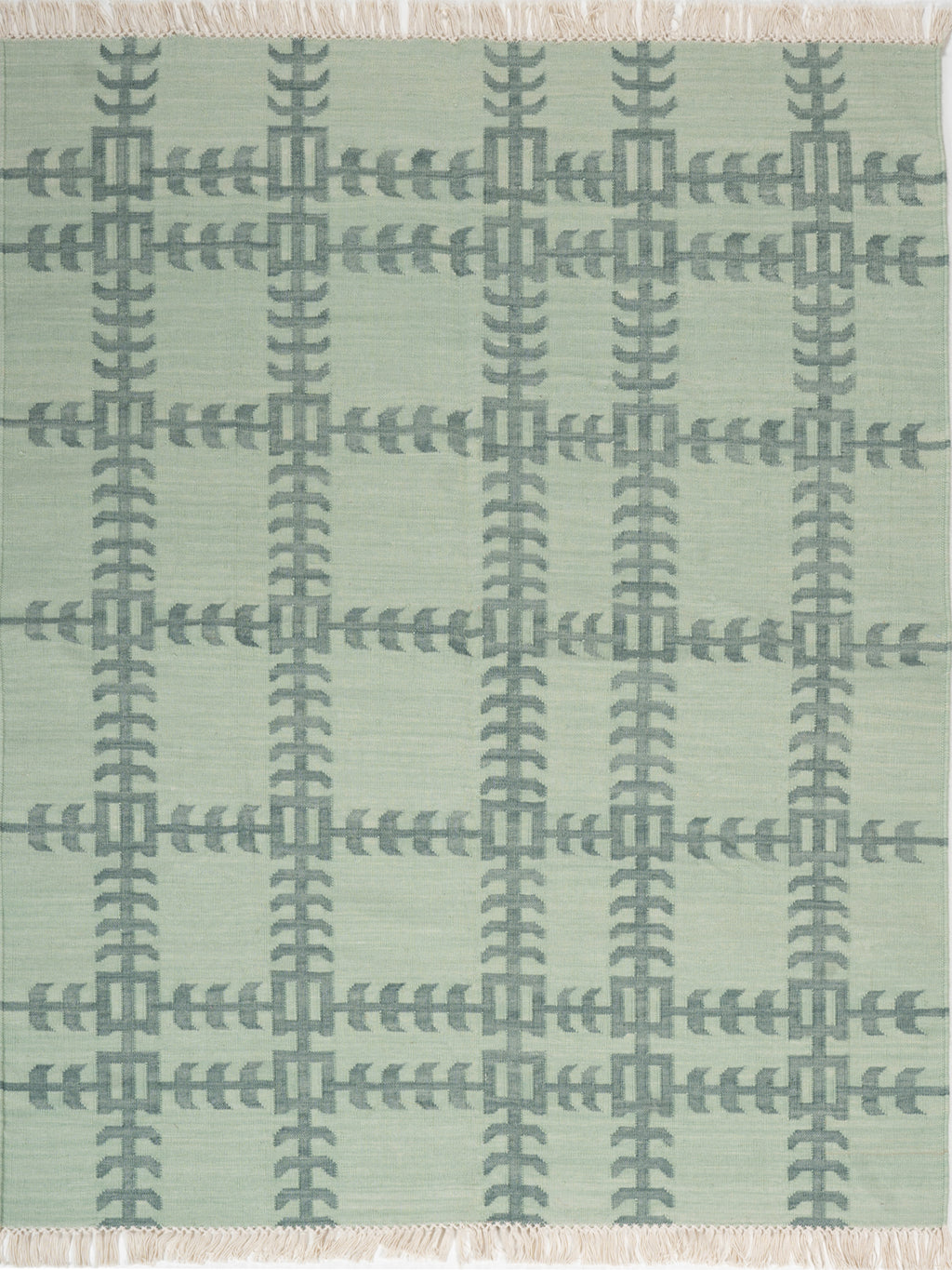 Gridline Flatweave Rug | Handcrafted Wool Rug UK